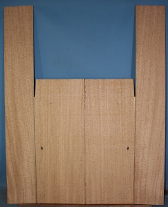 African rippled mahogany guitar set WAAA* number 10 - Timberline ...
